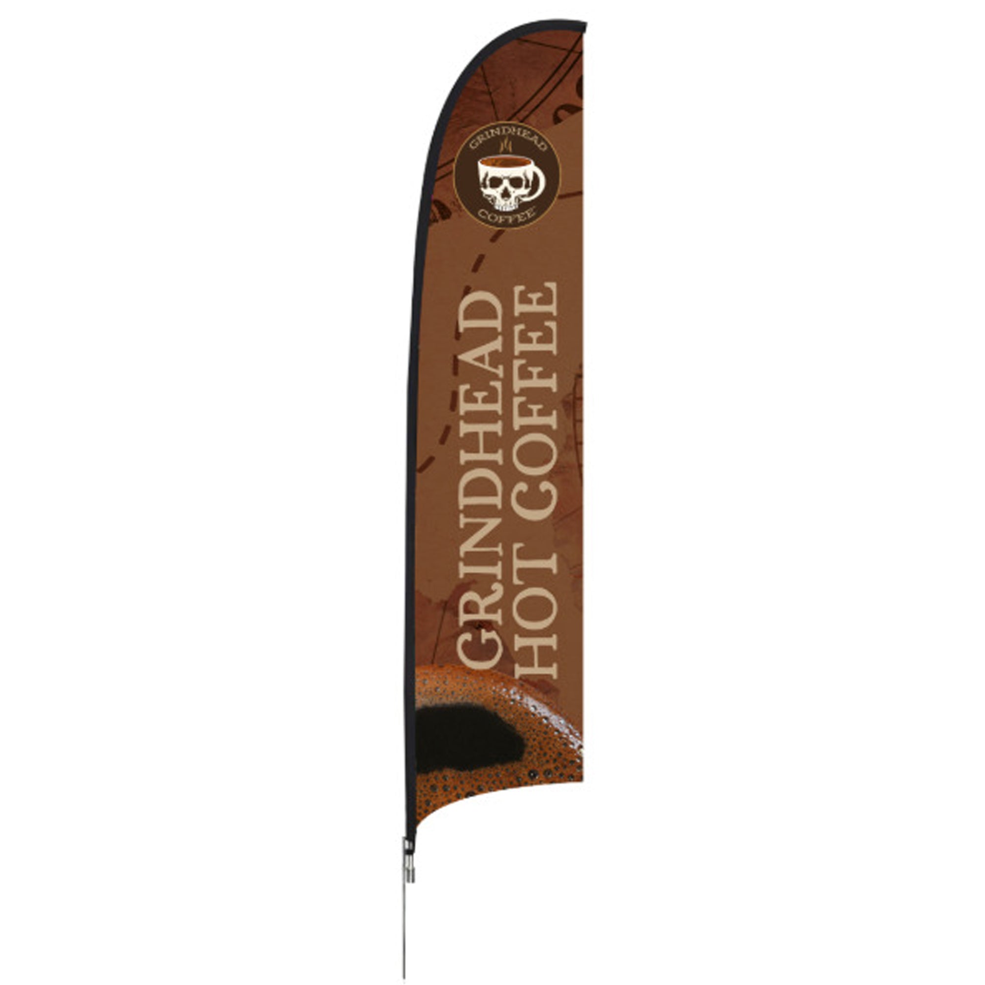 Grindhead Hot Coffee - 14' Feather Flag – GrindheadWholesale