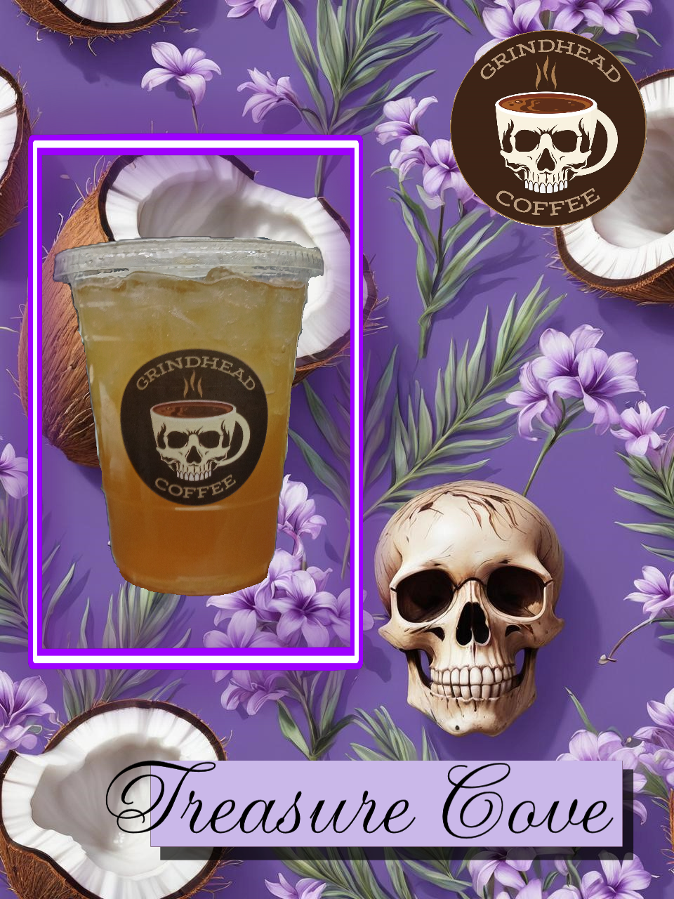 A-Frame Sign - Treasure Cove – GrindheadWholesale